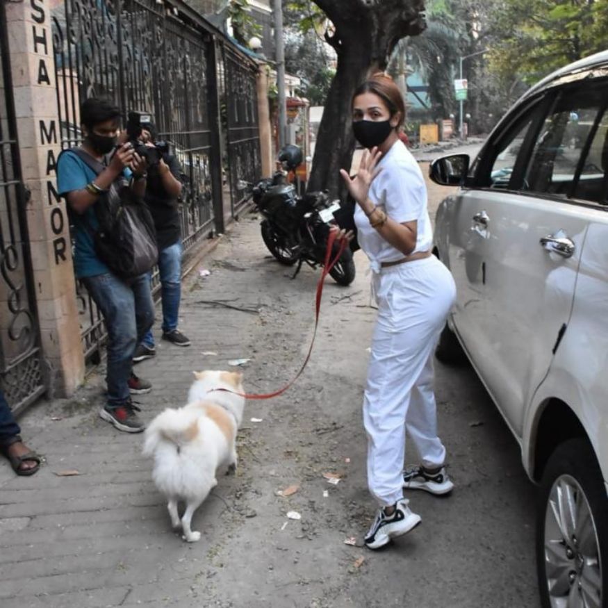 Malaika Arora's Adorable Moments With Her Pet Dog, See The Duo's Cutest ...