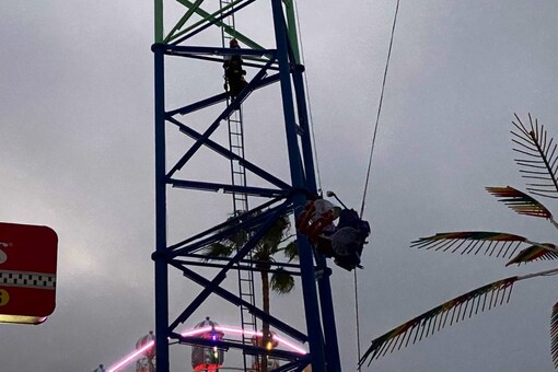WATCH: How Two Teens were Rescued after Getting Stuck Mid-air during ...