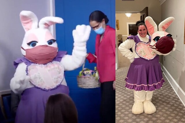 Watch: White House Press Brief Gets 'Interrupted' by Easter Bunny’s ...