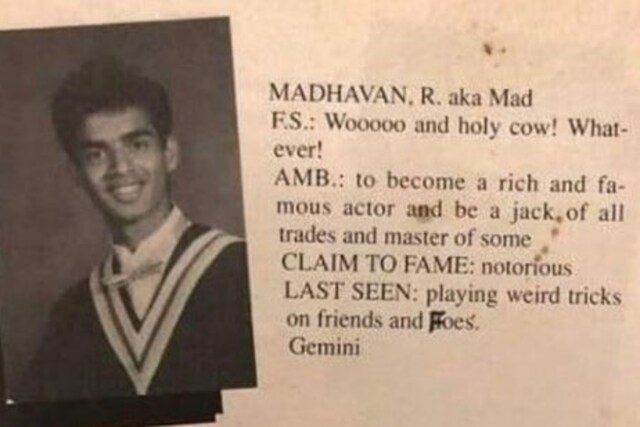 Check Out This Adorable Throwback Picture from R Madhavan's Teenage ...