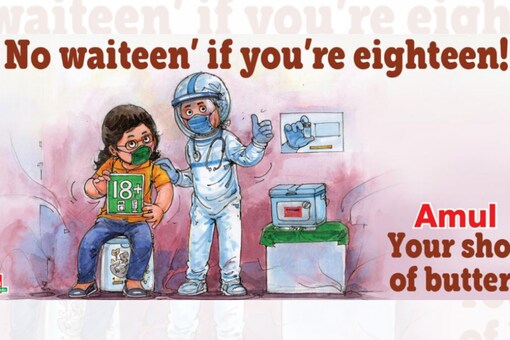 Amul Praises India's Vaccination Drive for Everyone Above 18 With a ...