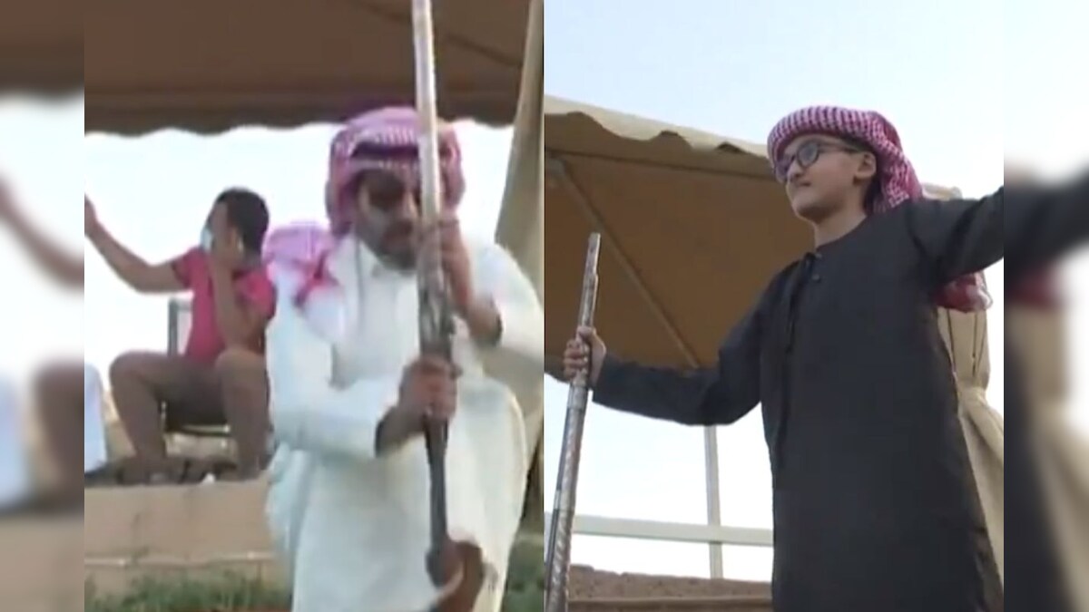 Jumping The Gun: Viral Video Shows Saudi Men Performing Traditional ...