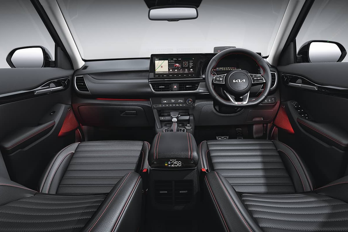 In Pics: 2021 Kia Seltos SUV - Detailed Image Gallery of Design, Cabin ...