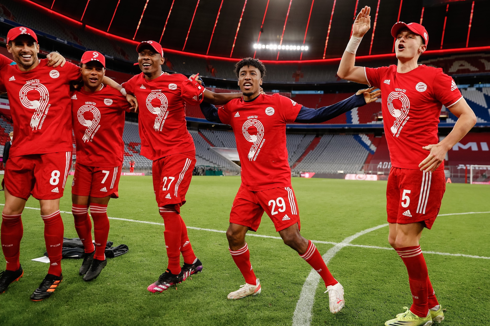 Bayern Munich Clinch Their Ninth Consecutive Bundesliga Title, In Pics ...