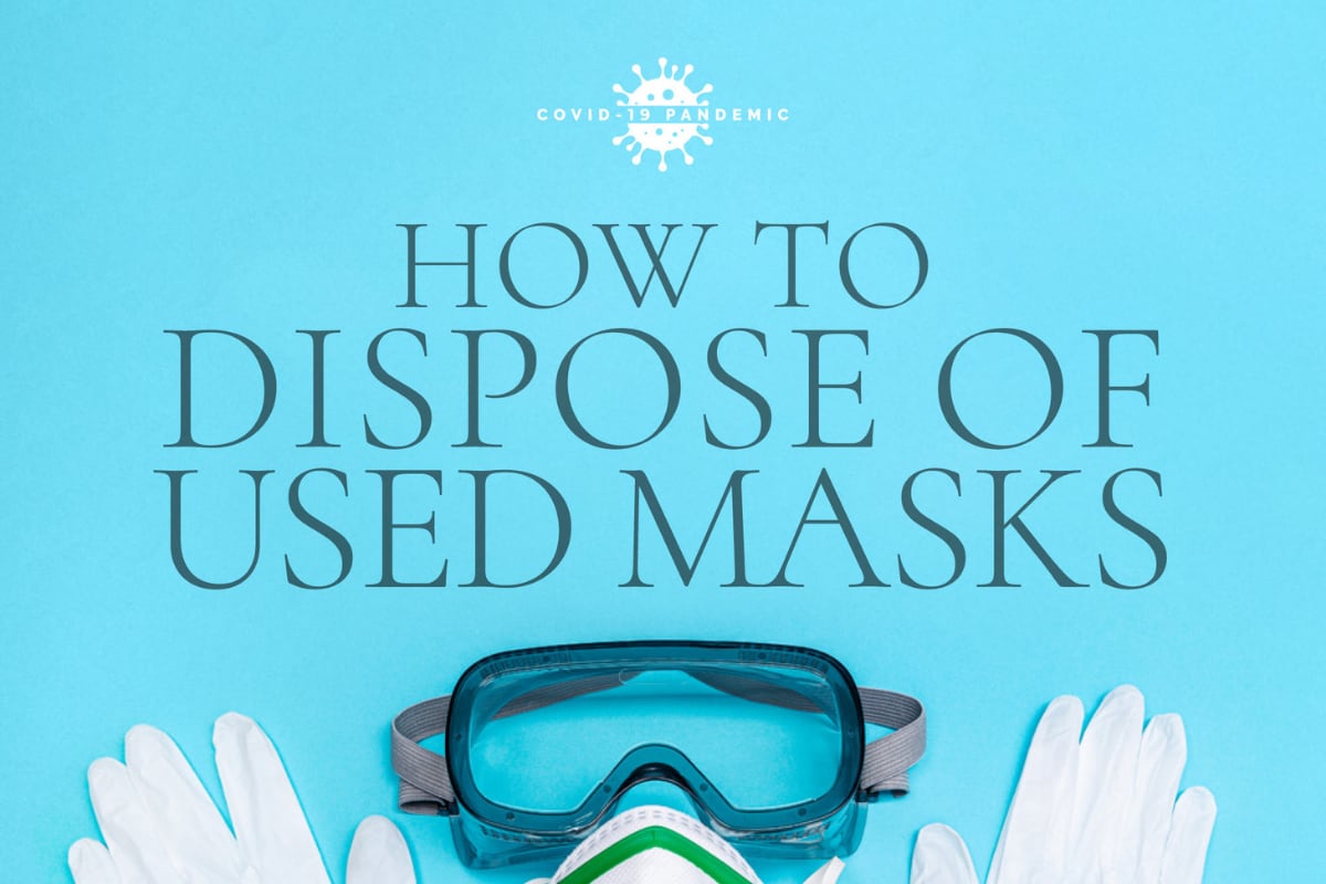 How to Safely Dispose of Used Face Masks, Face Shields | In GFX - News18