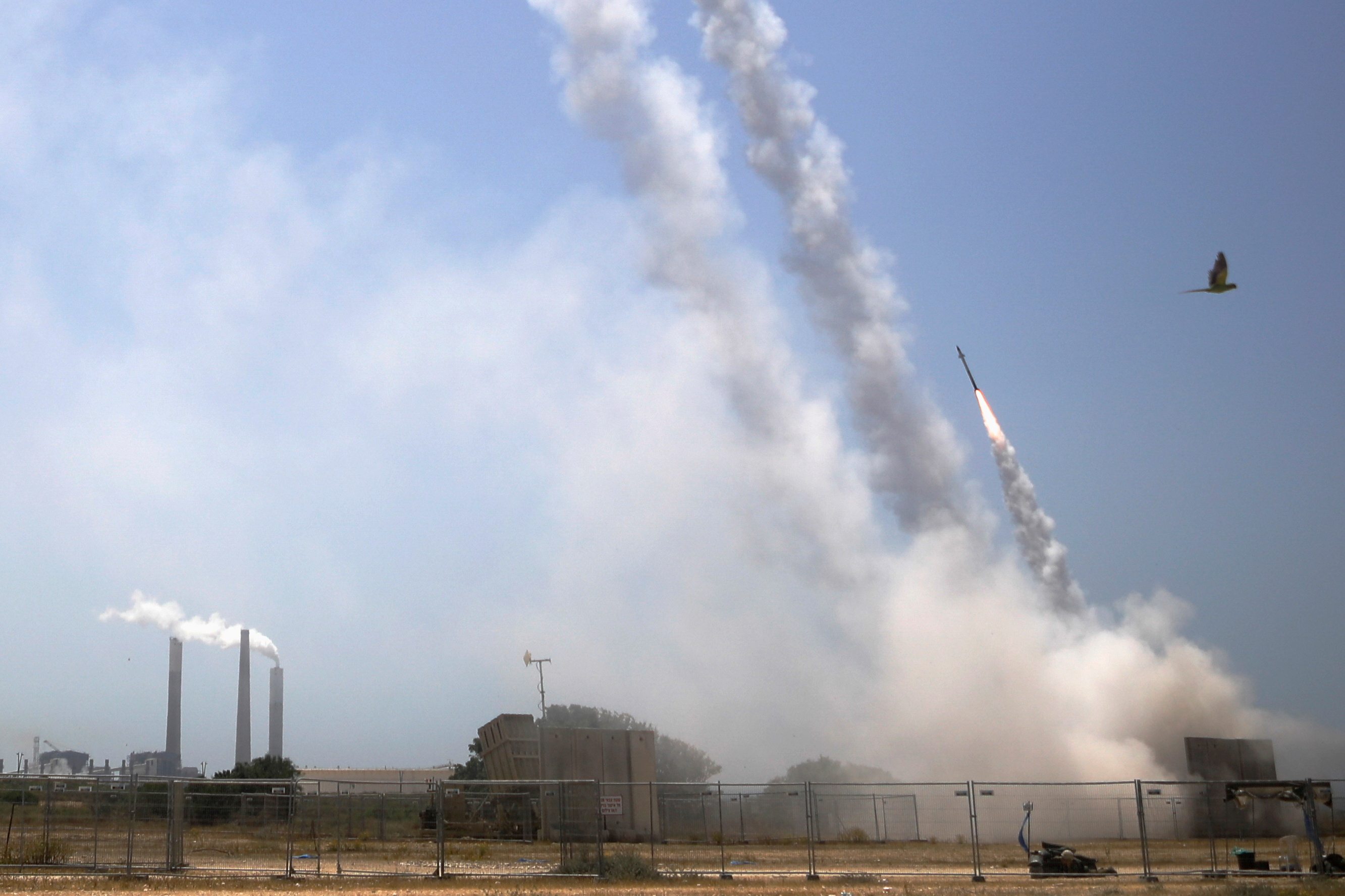 In Pictures | Israel's Iron Dome Anti-Missile System Intercepts Rockets ...