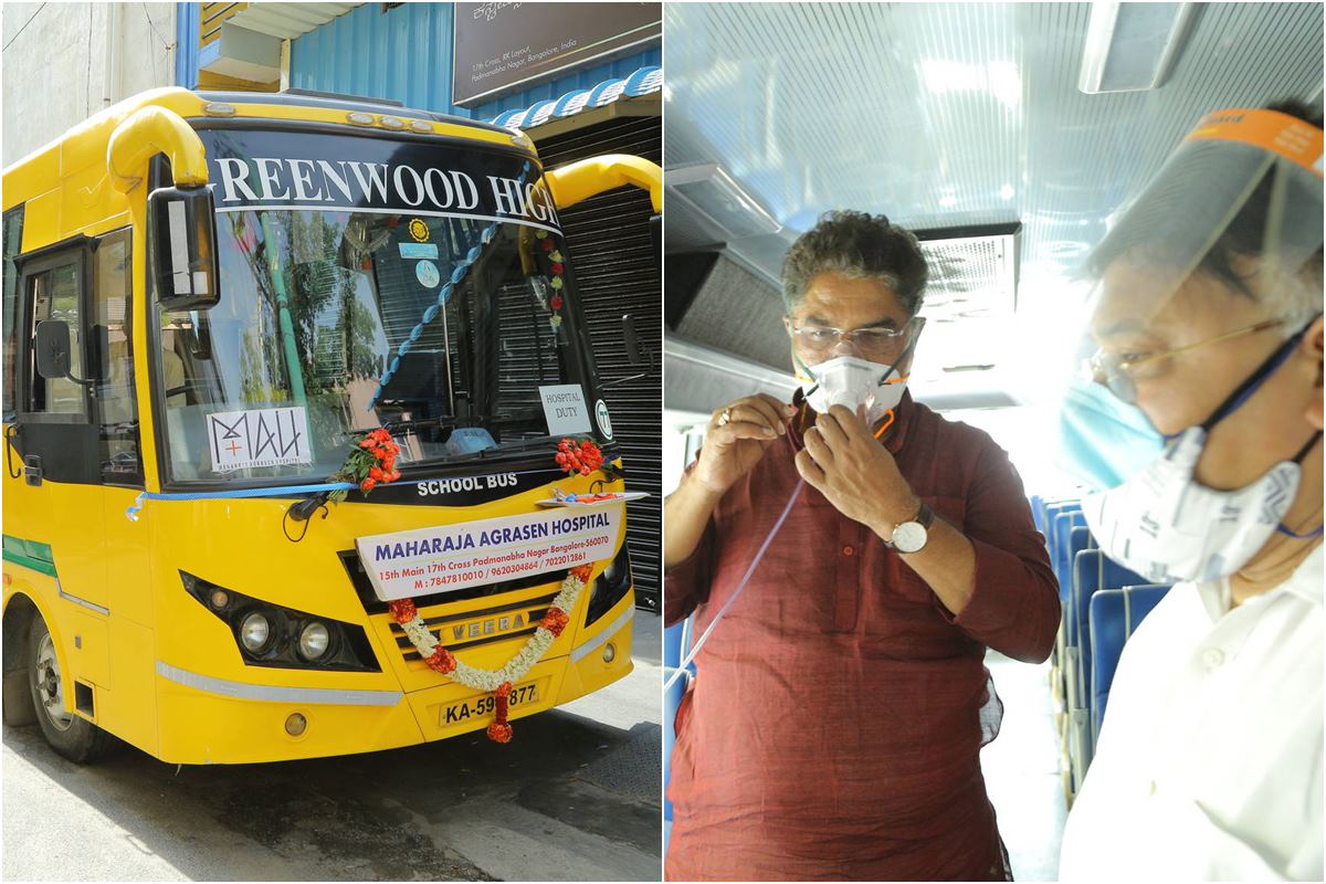 School Buses Modified into Oxygen Buses: Elixir of Life Reaches ...