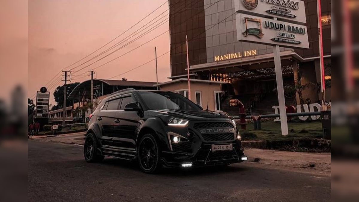 This Modified Hyundai Creta With Widebody Kit and All-Black Body Paint ...