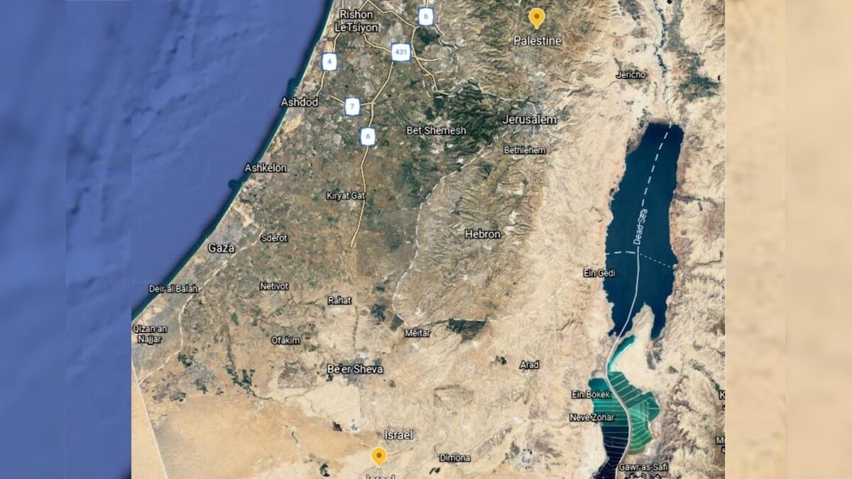 Why Is the Satellite Imagery For Israel and Palestine on Google Earth ...