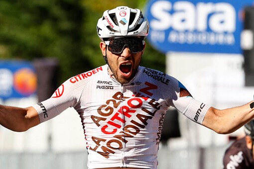 Italy's Andrea Vendrame Sprints to Giro d'Italia 12th Stage Win - News18