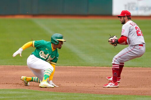 Ohtani Hits 2-run Single As Cobb, Angels Blank A's 4-0