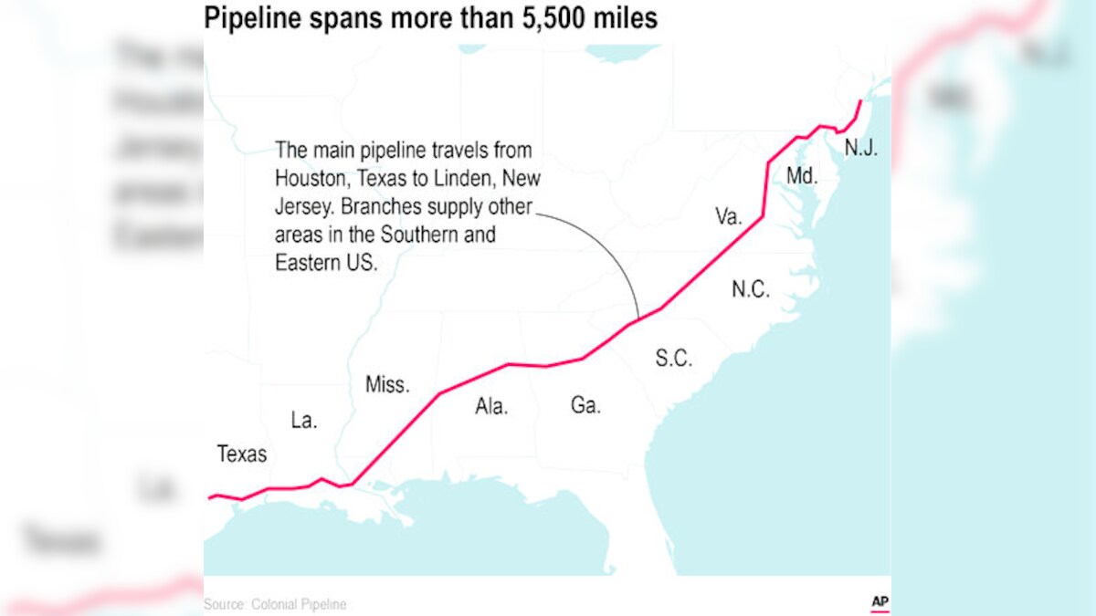 EXPLAINER: Why The Colonial Pipeline Hack Matters - News18