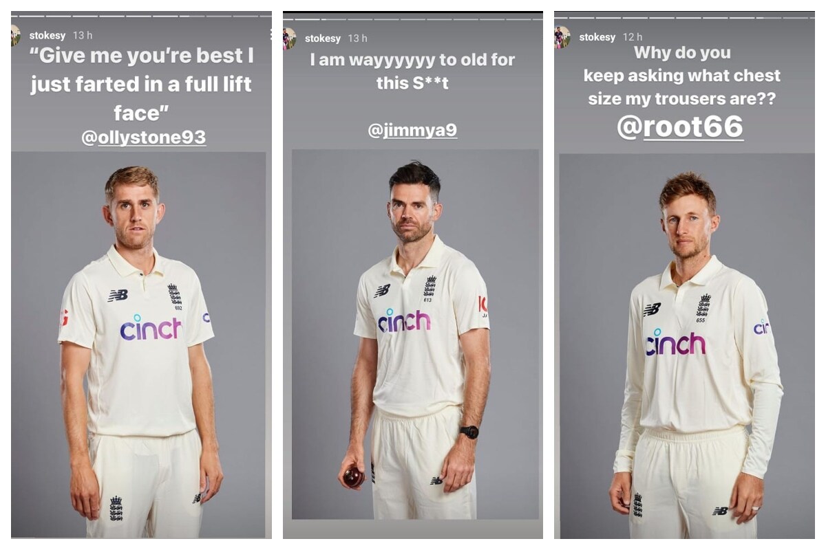 Ben Stokes' Hilarious Take on England Players Photoshoot With New Kit ...