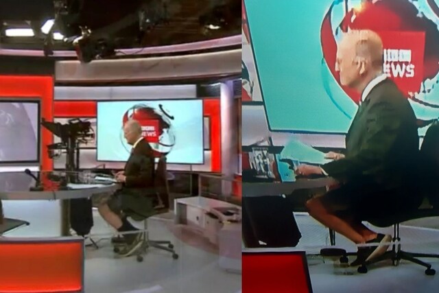 Keeping it Cool: BBC Anchor Spotted Wearing Shorts While Reading News ...