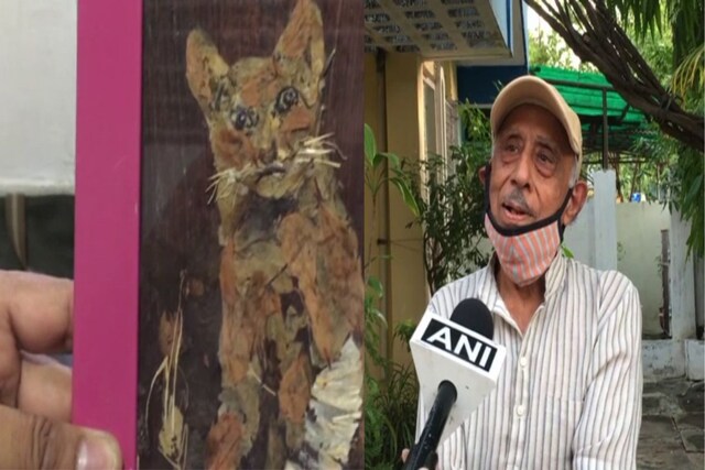 Jabalpur Artist Creates 'Eco-friendly' Artwork Out of Processed Leaves ...