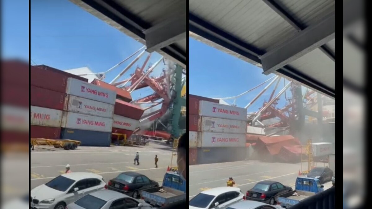 Watch: Ship Hits Massive Crane Sending it Crashing Down on Cargo ...