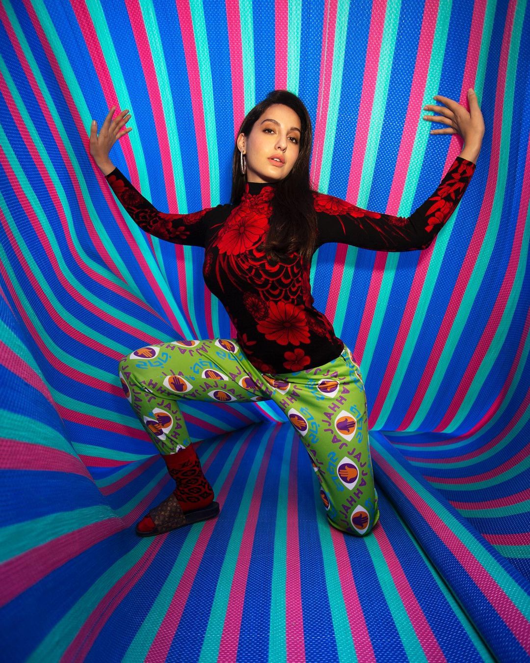 Nora Fatehi Is A Riot Of Colours In Latest Photoshoot, See The Diva's ...