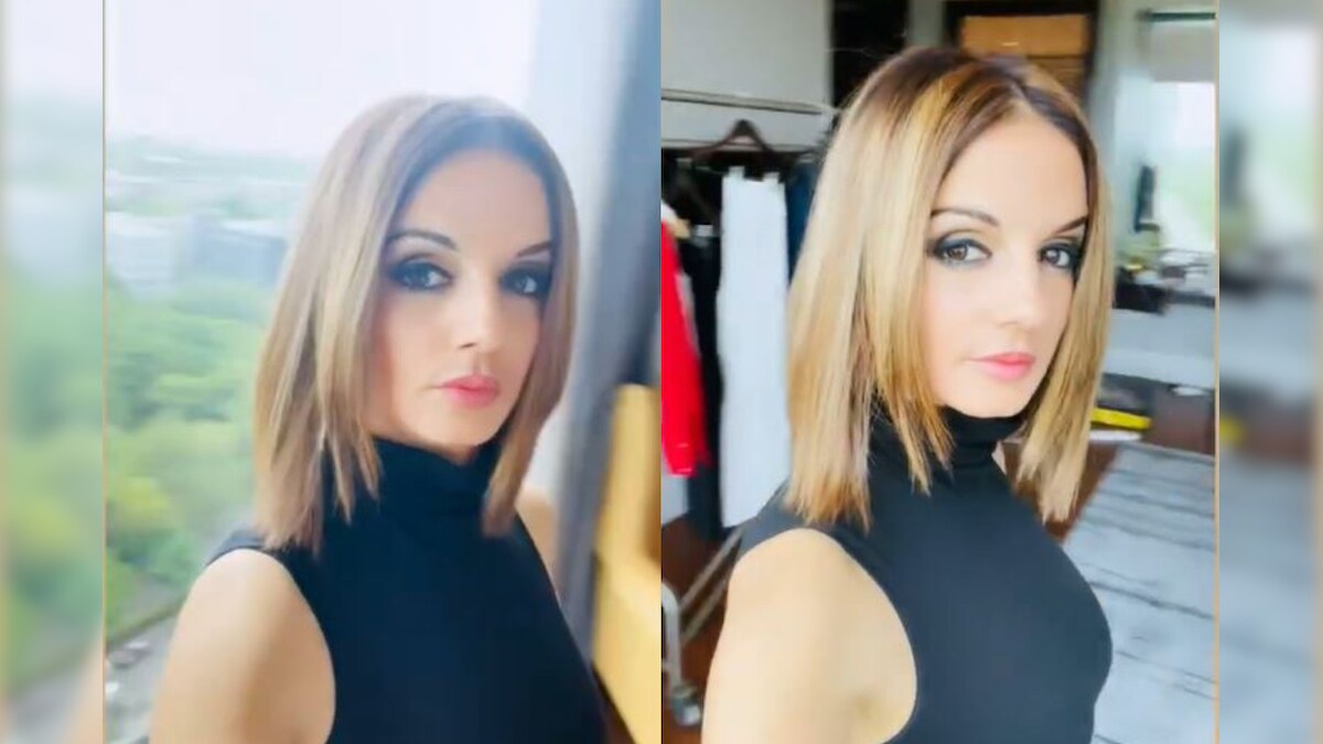 Sussanne Khan Looks Smoking Hot in Blonde Bob - News18