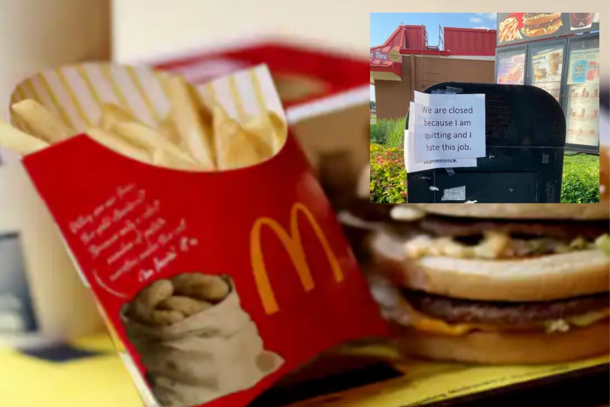 Honest Resignation Note Left by Disgruntled McDonald's Employee in US ...