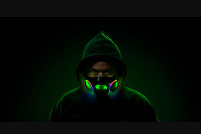 Hi-Tech Face Mask With Built-in microphones, Light Effects Developed ...