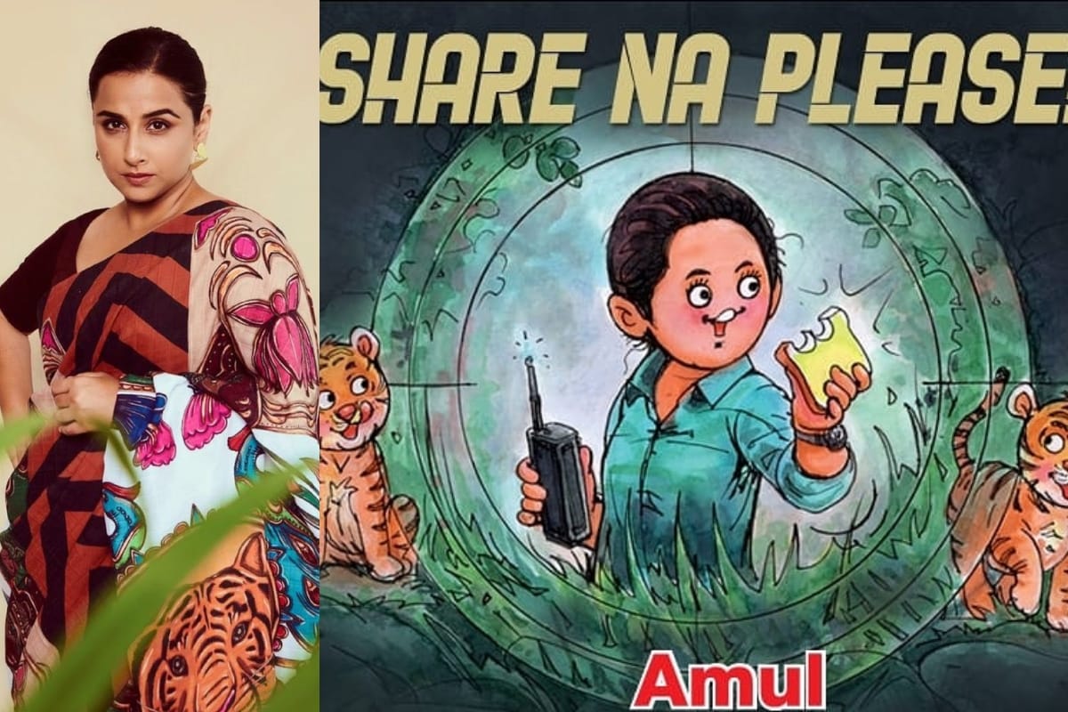 Vidya Balan Has Best Reaction to Amul's 'Sherni' Cartoon Post, Check ...