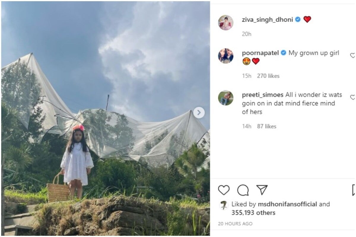 IN PICS: Must See Photos of MS Dhoni, Daughter Ziva From Their Shimla ...