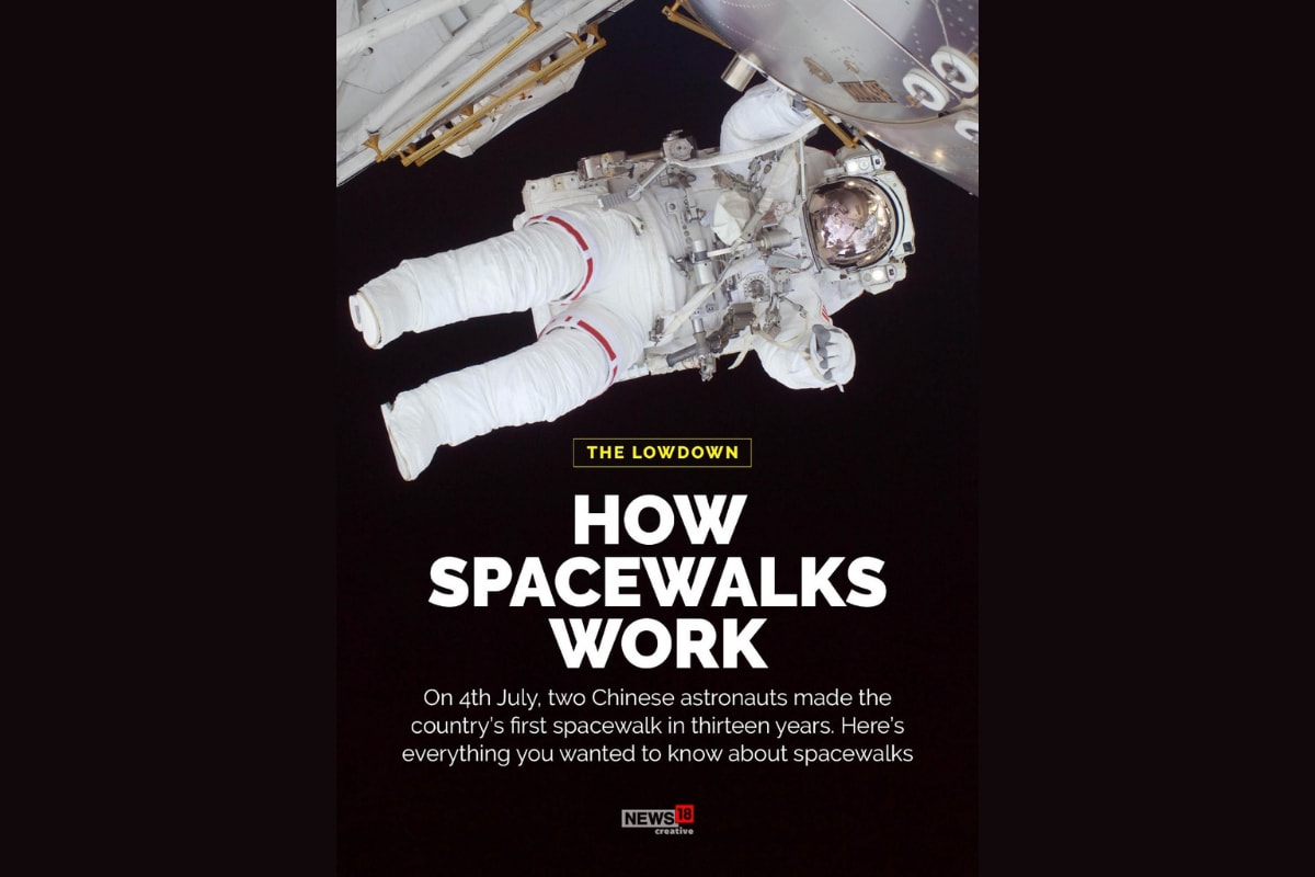 Explained in Photos: Everything You Need to Know About Spacewalks - News18