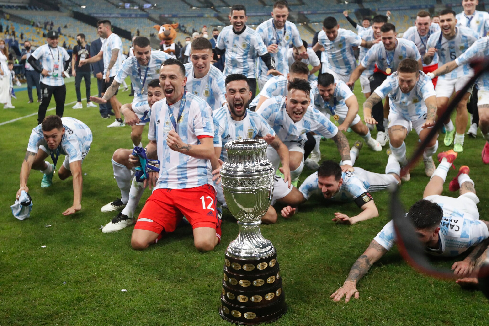 IN PICS: Argentina, Lionel Messi End Title Drought With Copa America ...