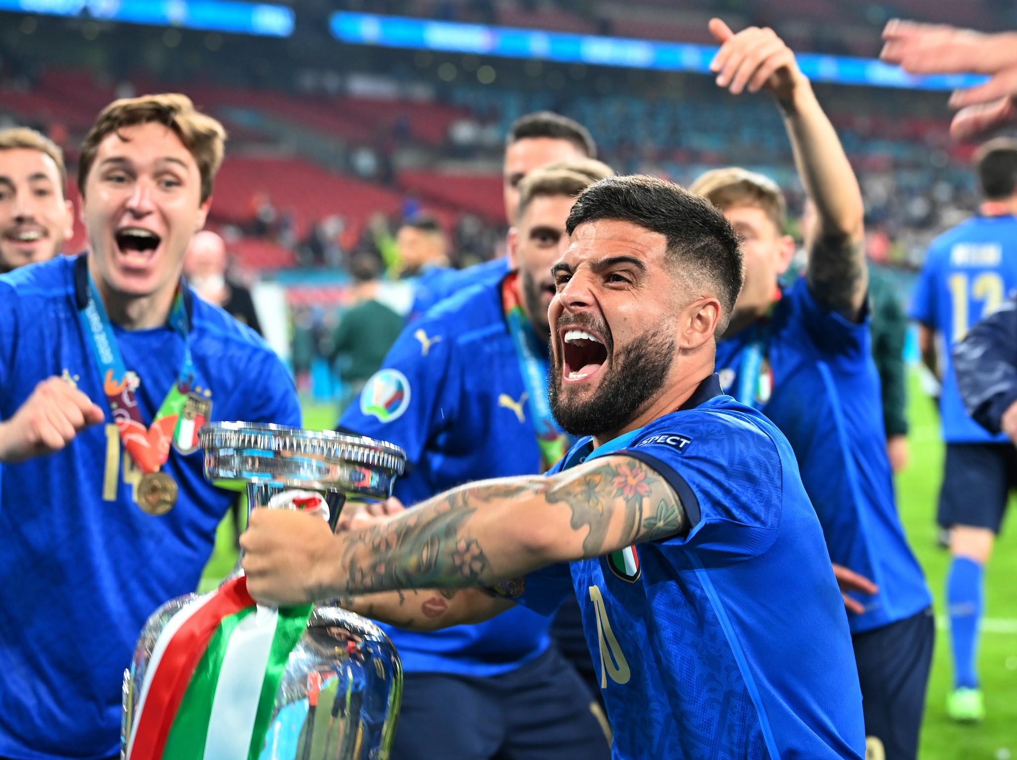 IN PICS: Italy Players Celebrate UEFA Euro 2020 Triumph in Style - News18