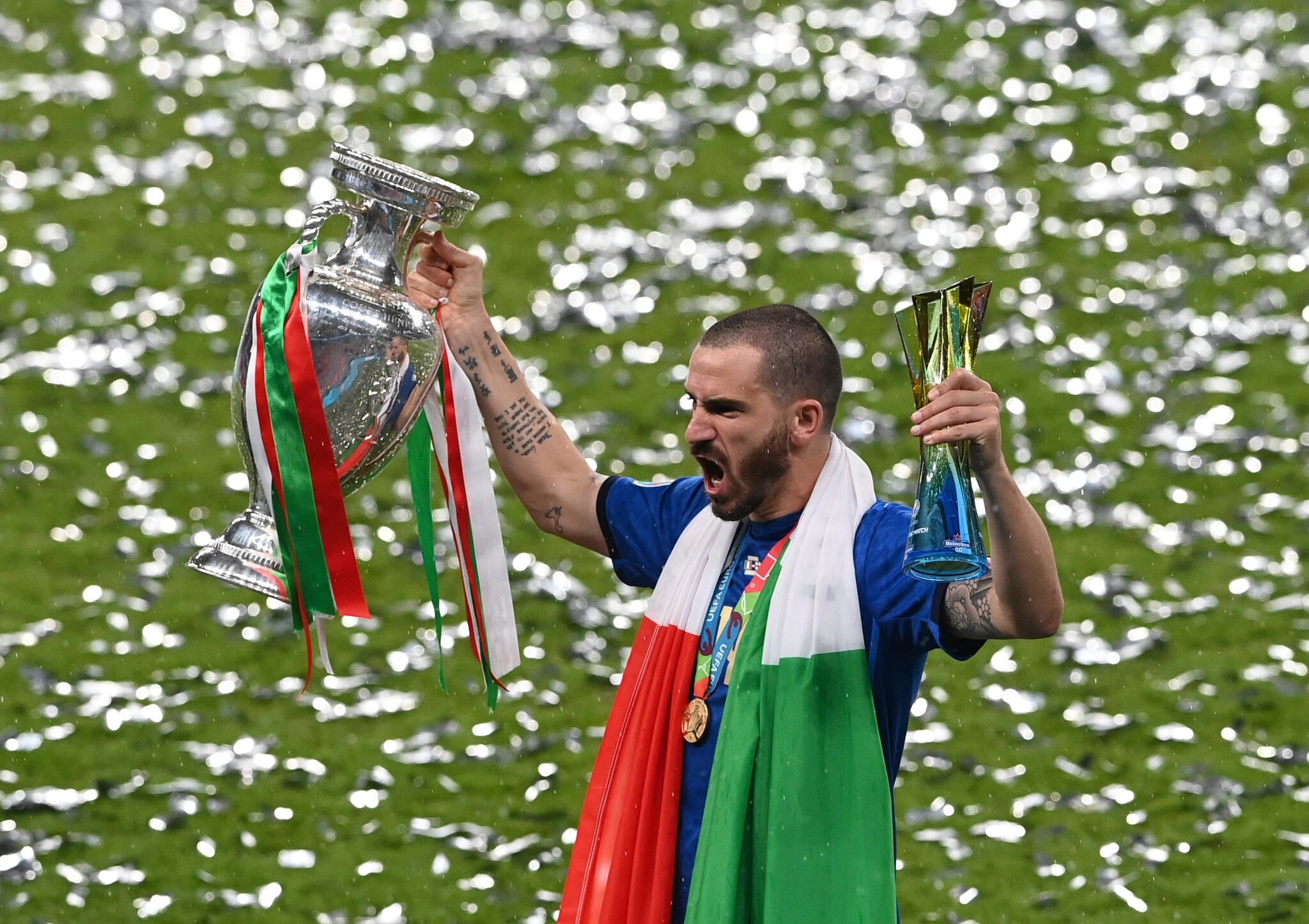 IN PICS: Italy Players Celebrate UEFA Euro 2020 Triumph in Style - News18