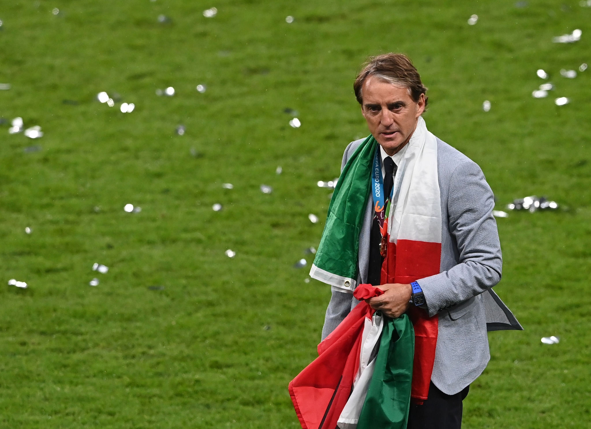 IN PICS: Italy Players Celebrate UEFA Euro 2020 Triumph in Style - News18