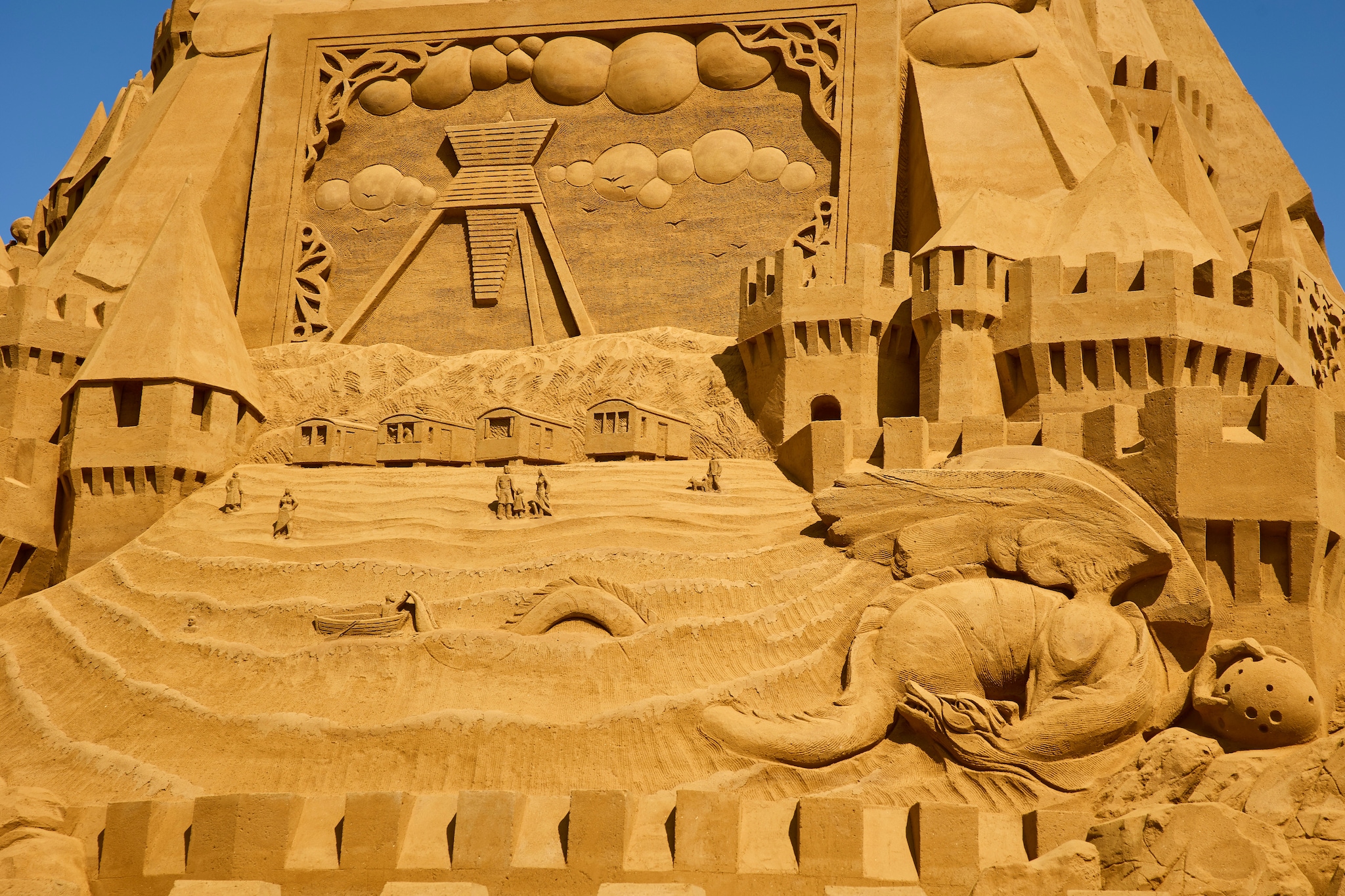 In Photos: World's Tallest Sandcastle at 69 Ft Comes up in Denmark ...