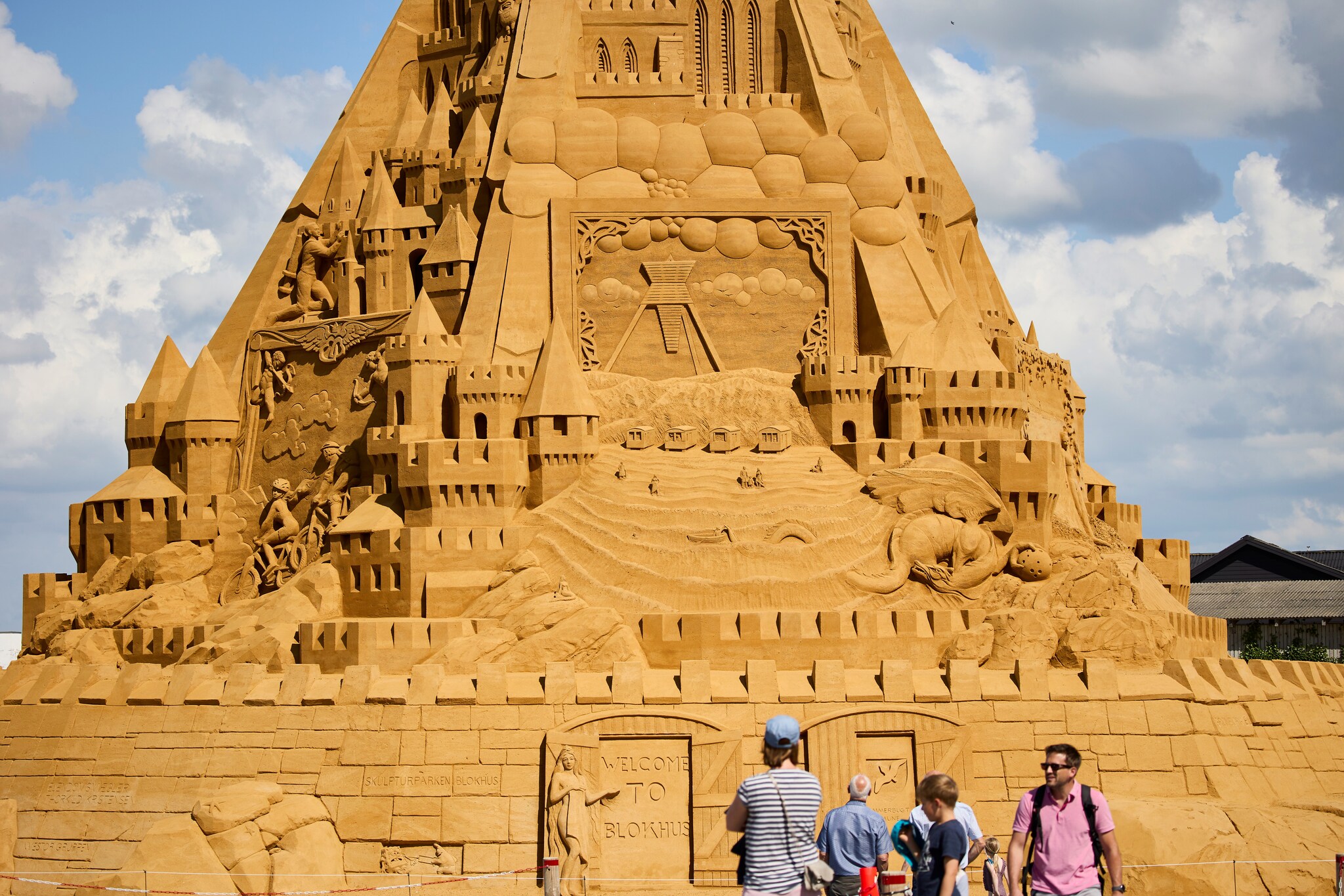 In Photos: World's Tallest Sandcastle at 69 Ft Comes up in Denmark ...
