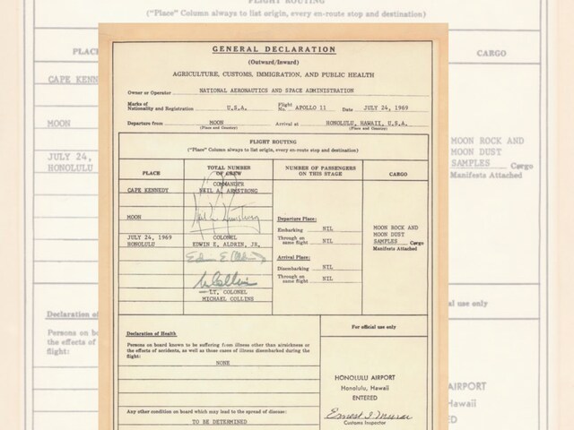 Buzz Aldrin Had Go Through Customs After Spending 22 Hours on the Moon ...