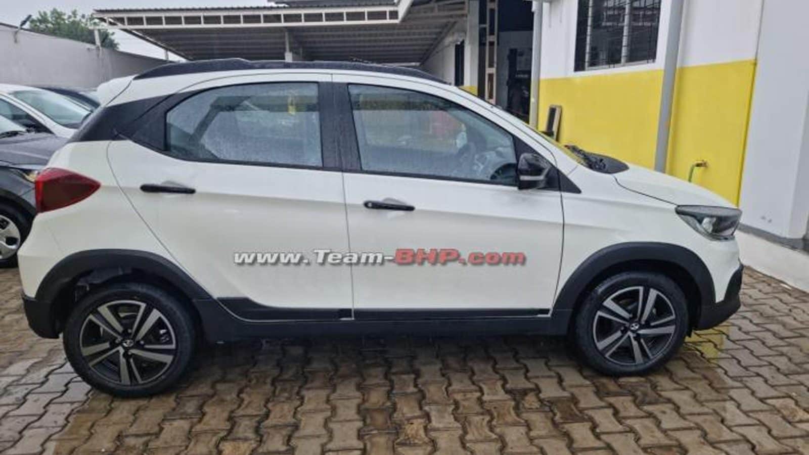 Tata Tiago NRG Facelift Spotted at Dealership Ahead of Upcoming Launch ...