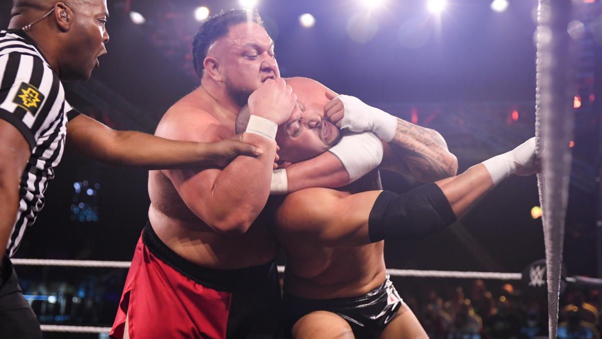 In Pics Wwe Nxt Takeover 36 Results Samoa Joe Reigns Over Karrion