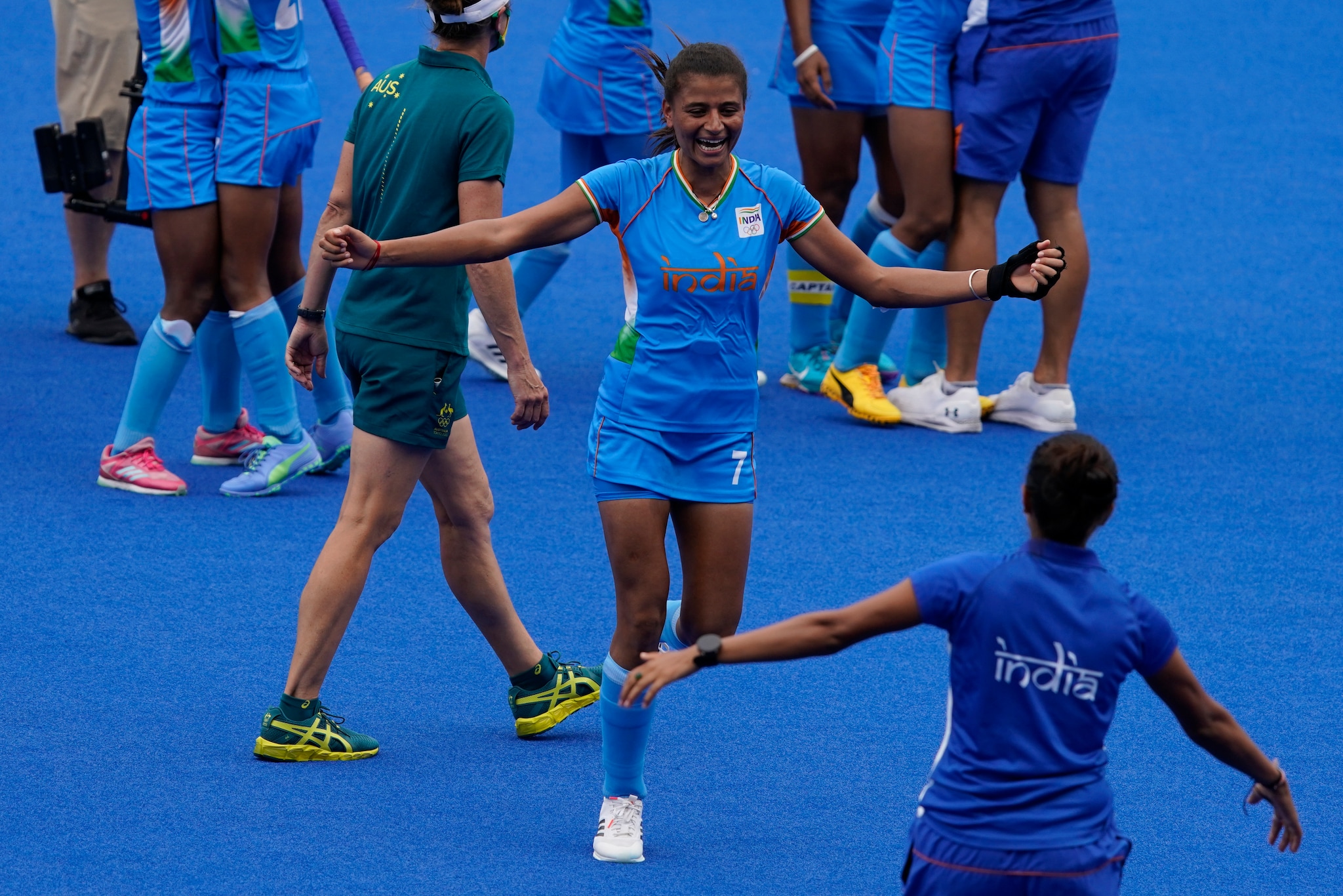 IN PICS: India Women's Hockey Team Script History Beating The Mighty ...