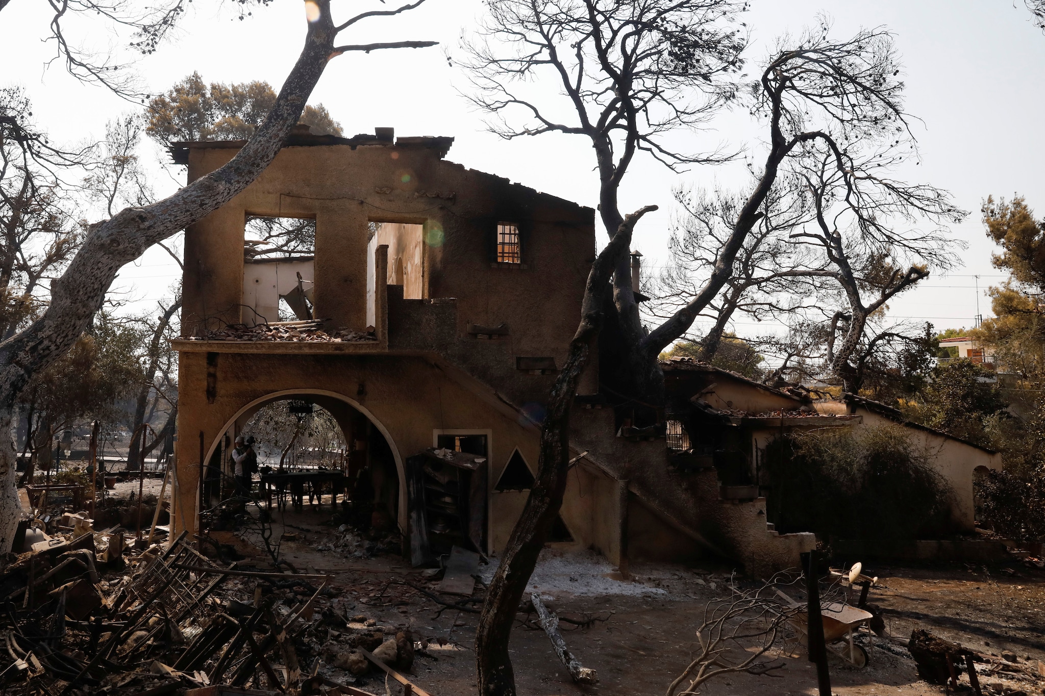 Greece Burning: Incandescent Scenes as Firefighters Try to Control ...