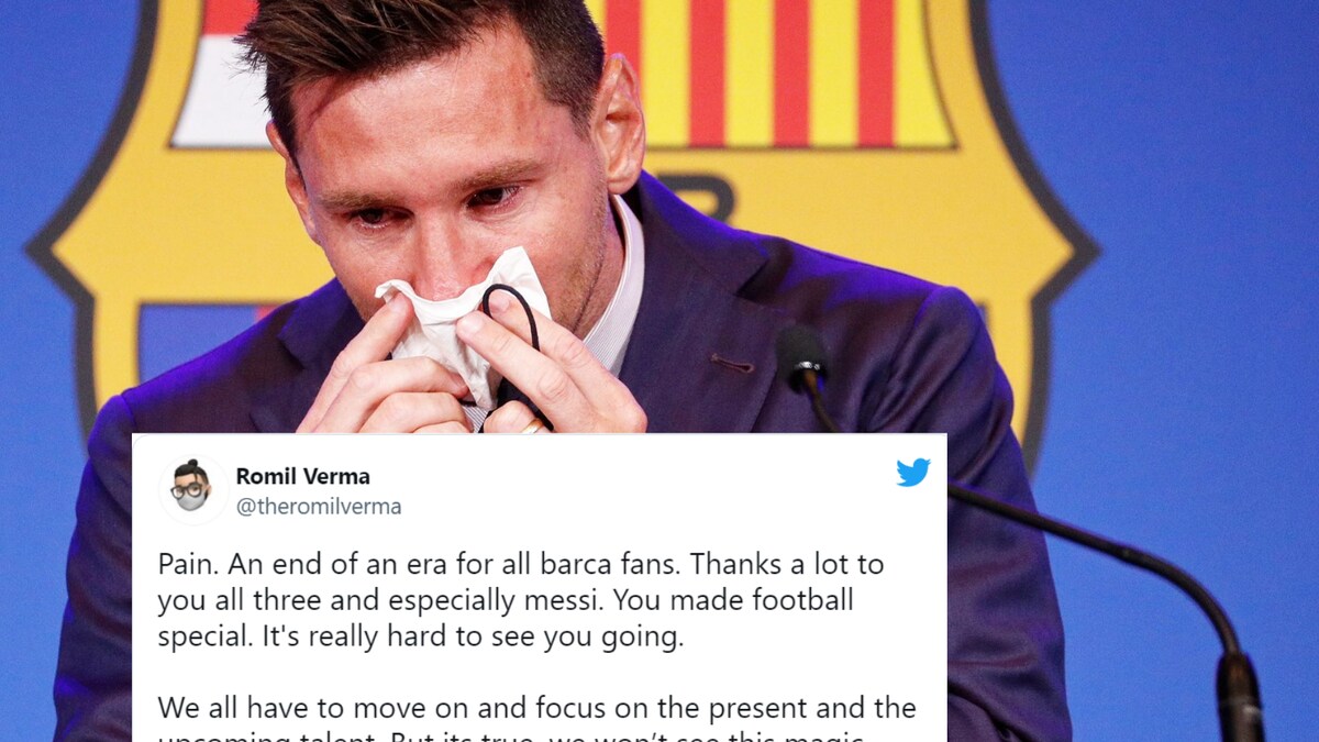 Lionel Messi's Emotional Goodbye to Barcelona Has Everyone Teary-Eyed ...