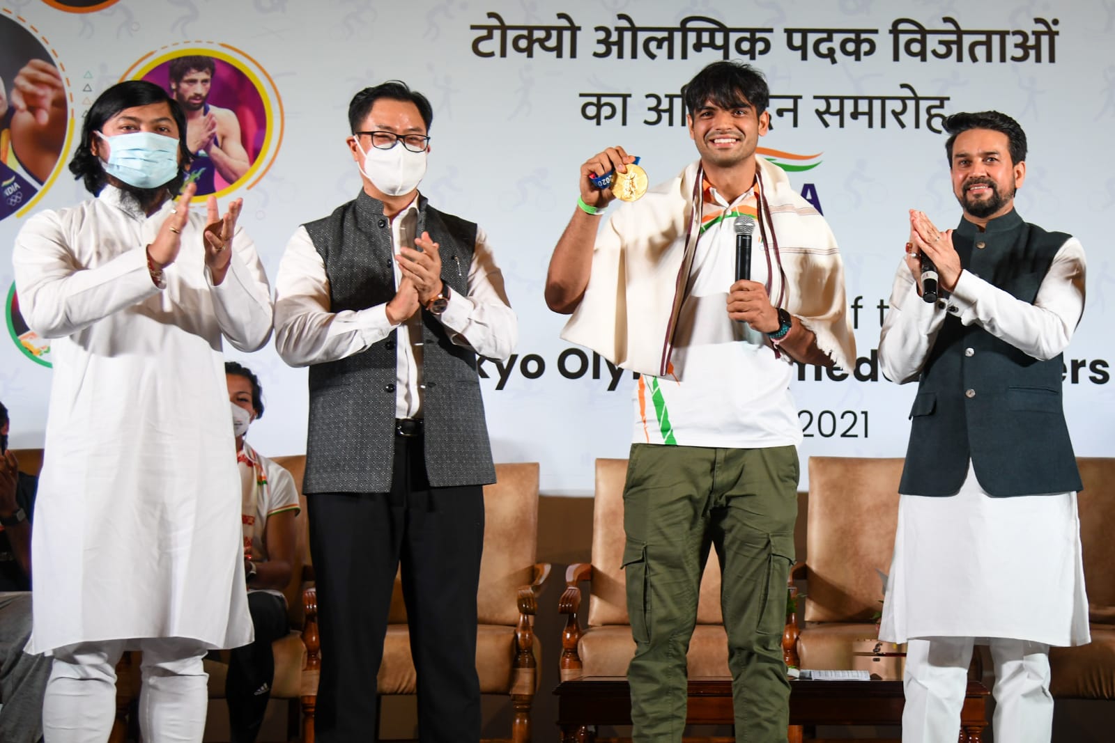 Neeraj, Bajrang, Ravi, Lovlina and Indian Men's Hockey Team Get ...