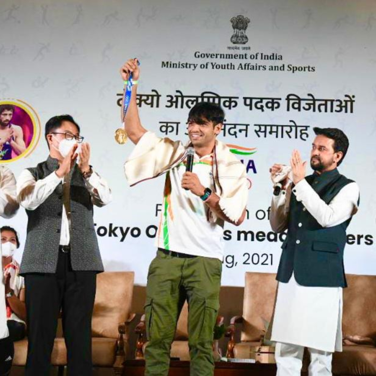 Neeraj, Bajrang, Ravi, Lovlina and Indian Men's Hockey Team Get ...