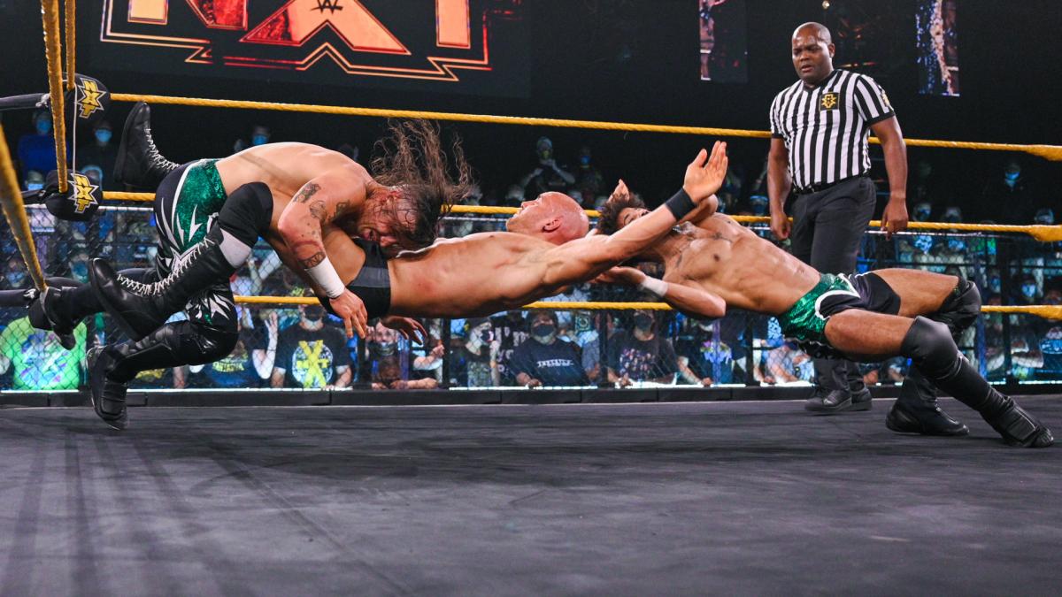 Wwe Nxt Results Karrion Kross And Samoa Joe Brawl Their Way Into