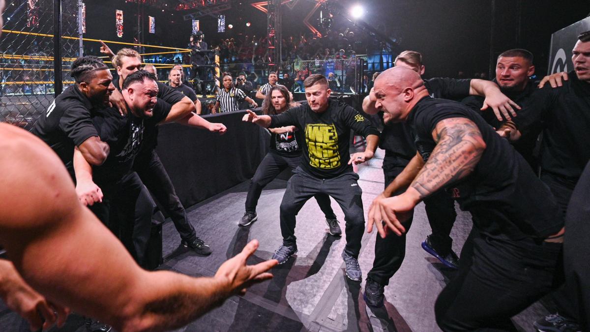 Wwe Nxt Results Karrion Kross And Samoa Joe Brawl Their Way Into