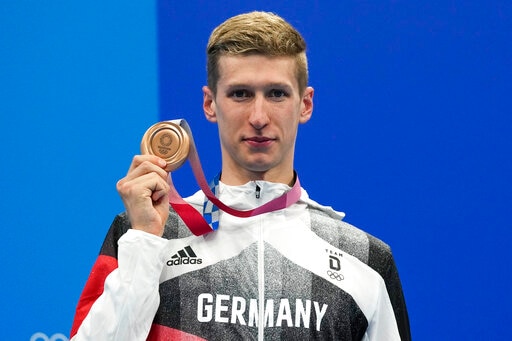 Olympics Latest: Germany's Wellbrock Wins Marathon Swim