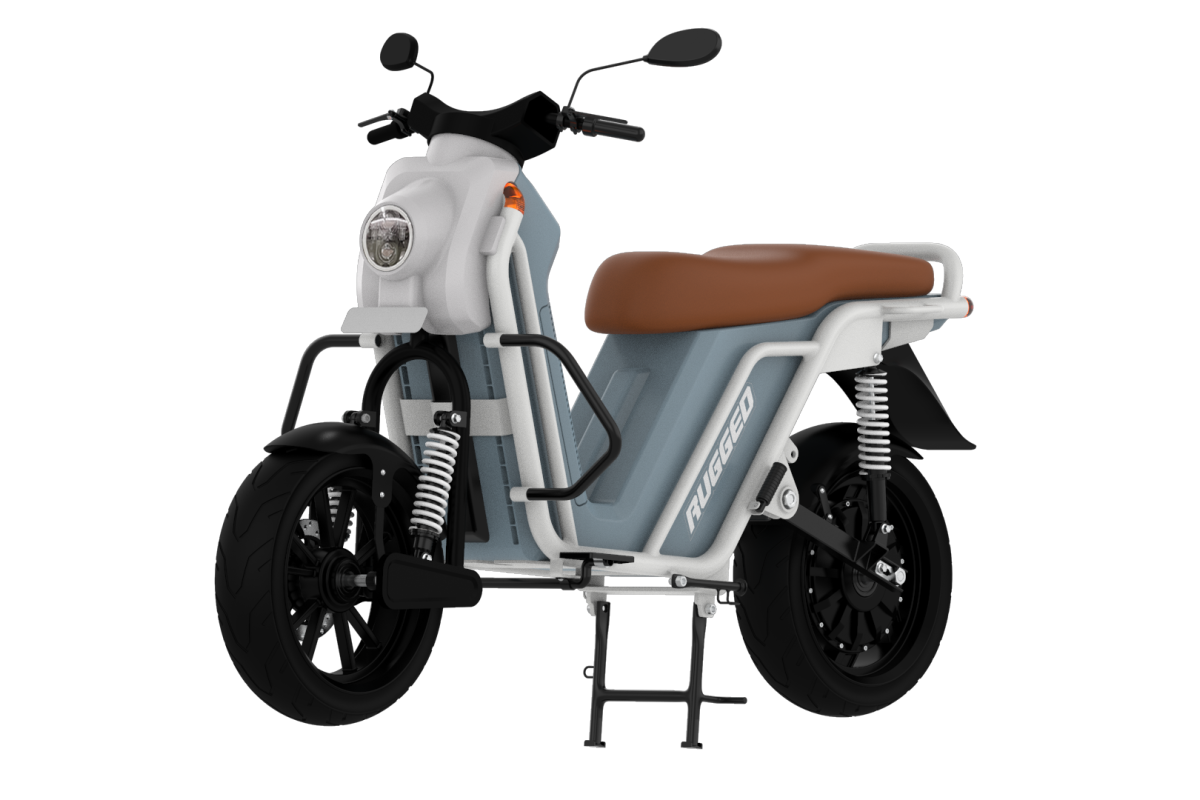 In Pics: eBikeGo Rugged Electric Scooter - Closer Look at Design ...
