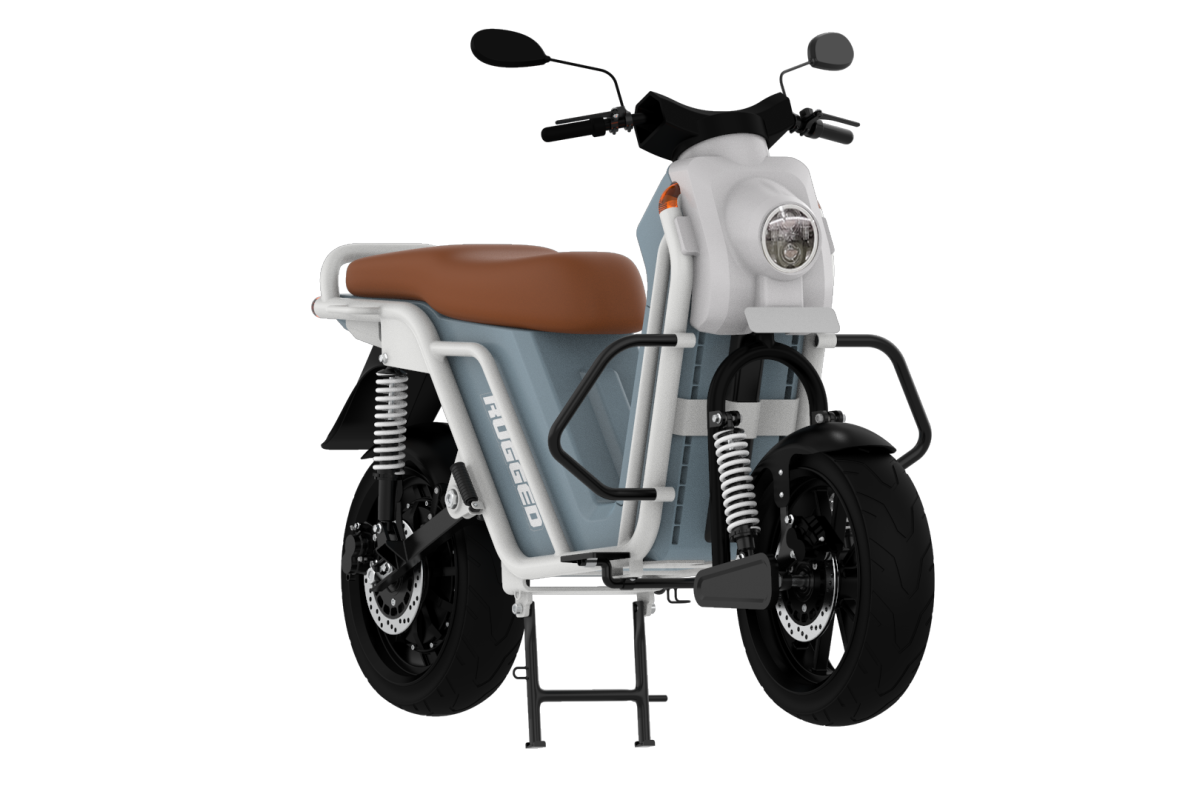 In Pics: eBikeGo Rugged Electric Scooter - Closer Look at Design ...