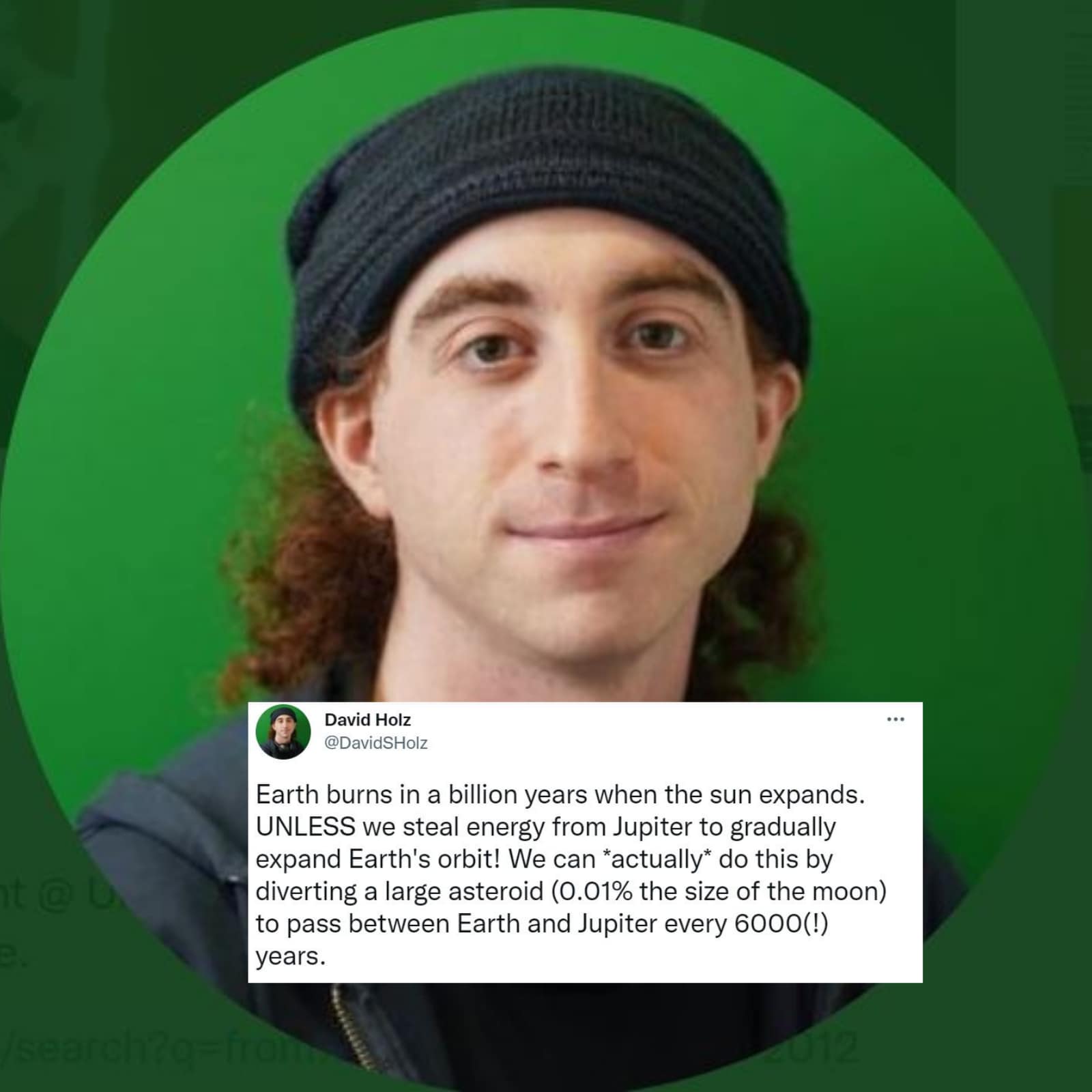 David Holz's Instagram, Twitter & Facebook on IDCrawl