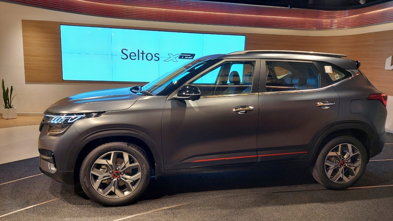 In Pics: Kia Seltos X-Line Trim Unveiled Ahead of Launch: Detailed ...