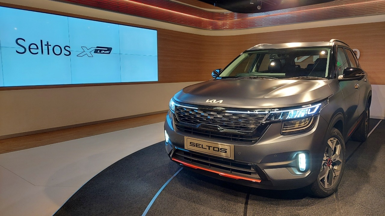 In Pics: Kia Seltos X-Line Trim Unveiled Ahead of Launch: Detailed ...