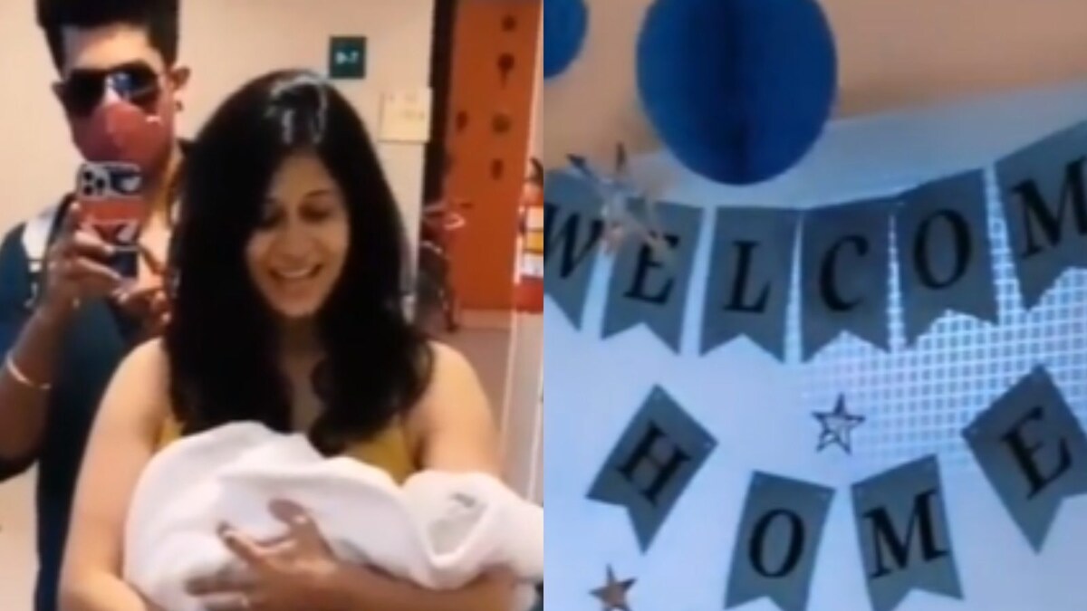 Kishwer Merchant Receives Special Welcome As She Arrives Home After ...